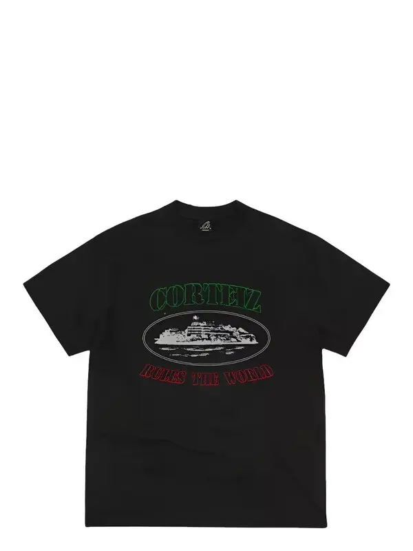 CORTEIZ Alcatraz Graphic T-shirt - Black