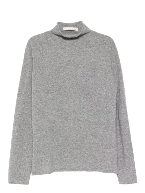 ORIGINAL VINTAGE Cashmere Roll Neck Sweater - Grey