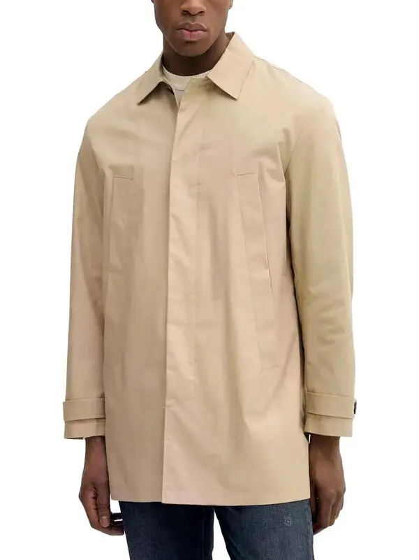 BENETTON Single-breasted Coat - Neutrals