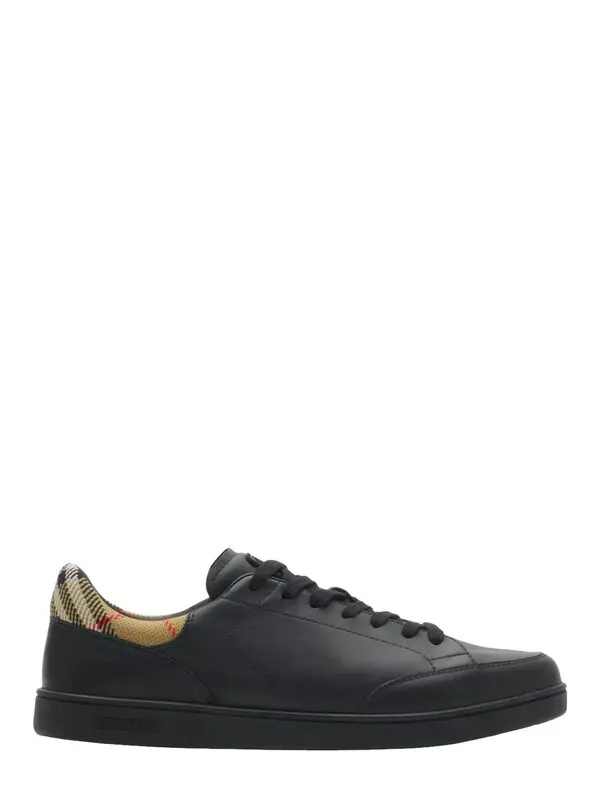 Burberry Leather Sneakers - Black