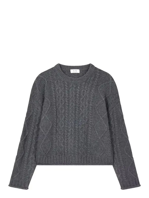 STUDIO TOMBOY Cable-knit Sweater - Grey