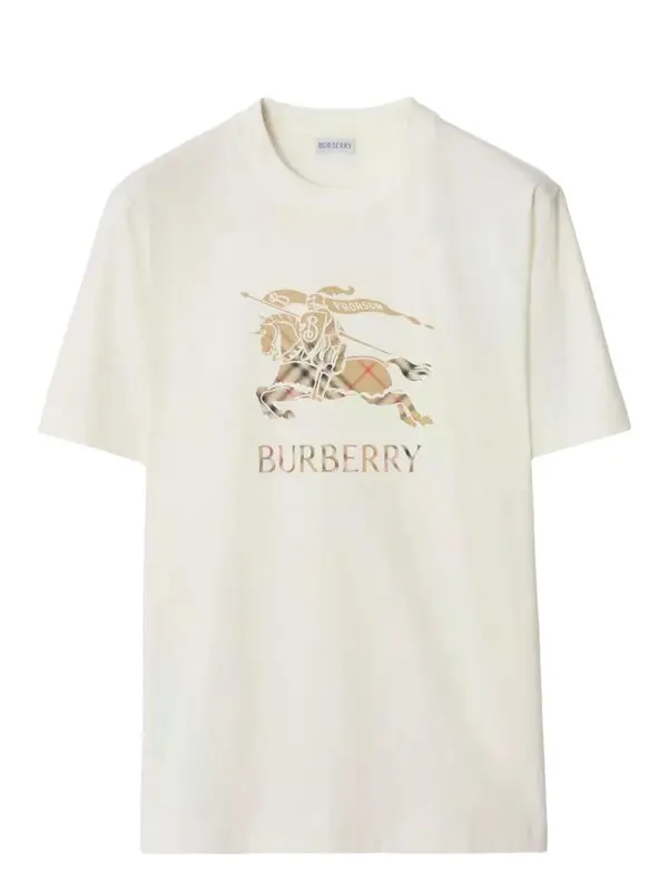 Burberry Logo Cotton T-shirt - White