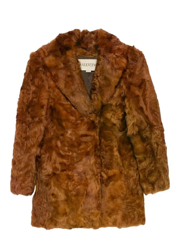 Valentino Garavani Shearling Coat - Brown