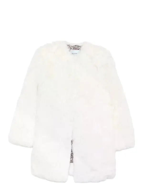 BLUGIRL Faux-fur Coat - White