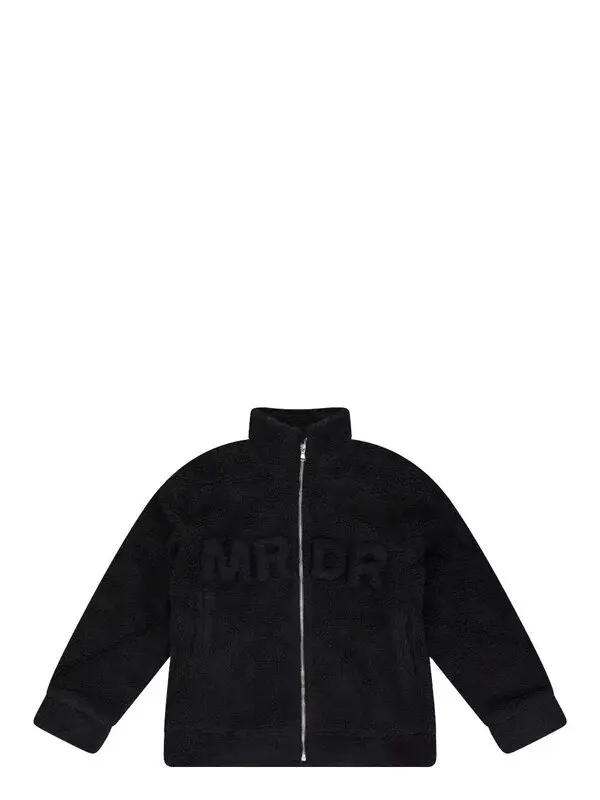 WHO DECIDES WAR BY EV BRAVADO Mrdr Fleece Zip-up Jacket - Black