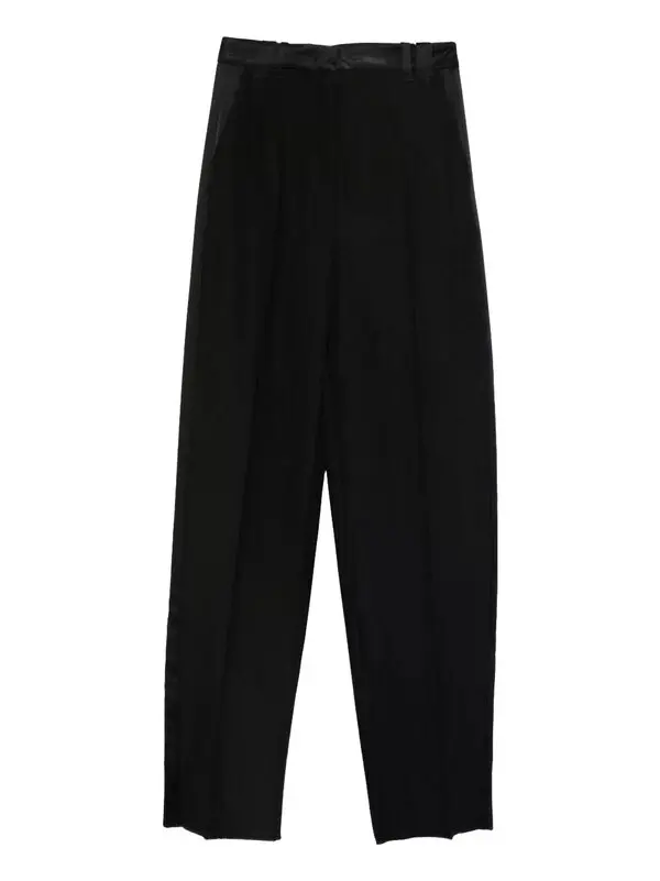 Marella Pleated Trousers - Black