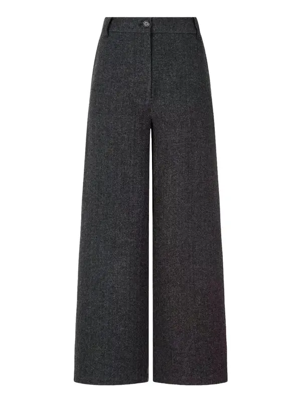 STUDIO TOMBOY Herringbone Twill Trousers - Grey
