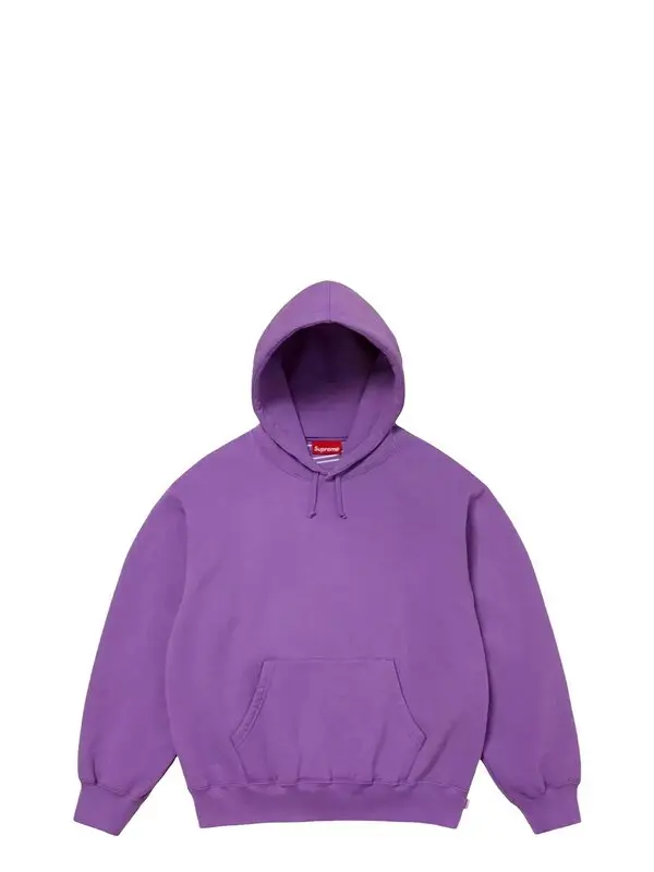 Supreme Logo Appliqué Hoodie - Purple