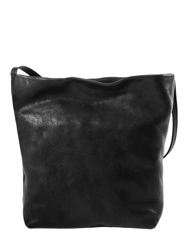ANN DEMEULEMEESTER Mini Ger Soft Shoulder Bag - Black