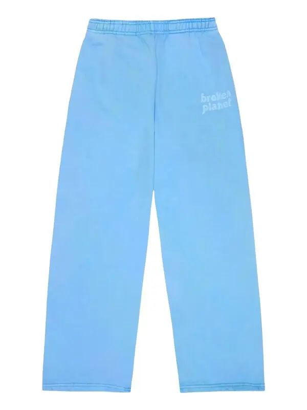 BROKEN PLANET Wide-leg Track Pants - Blue