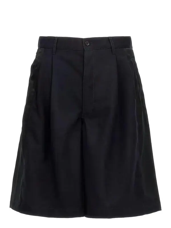 Comme Des Garçons Panelled Cropped Trousers - Black