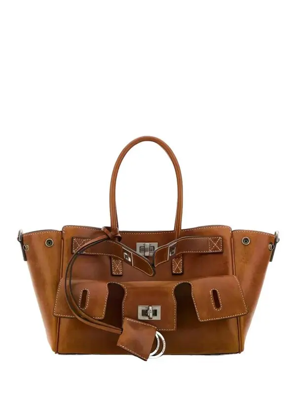 Balenciaga All Bel Air Mini Tote Bag - Brown