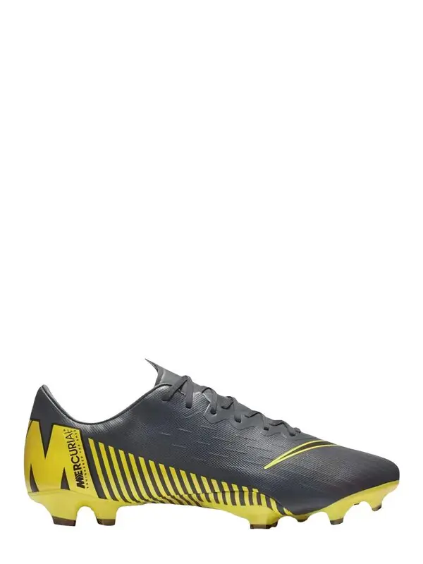 Nike Mercurial Vapor 12 Pro Fg Lace-up Soccer Sneakers - Grey