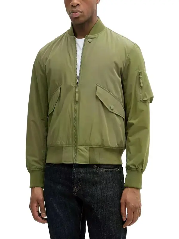 BENETTON Sleeve-pocket Jacket - Green