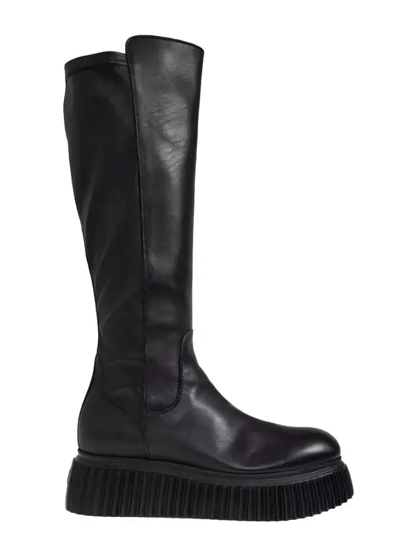 Agl Gloria Platform Boots - Black