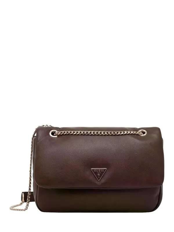 Guess Logo-plaque Mini Tote Bag - Brown