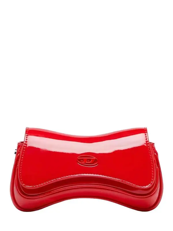 DIESEL Logo-plaque Crossbody Bag - Red