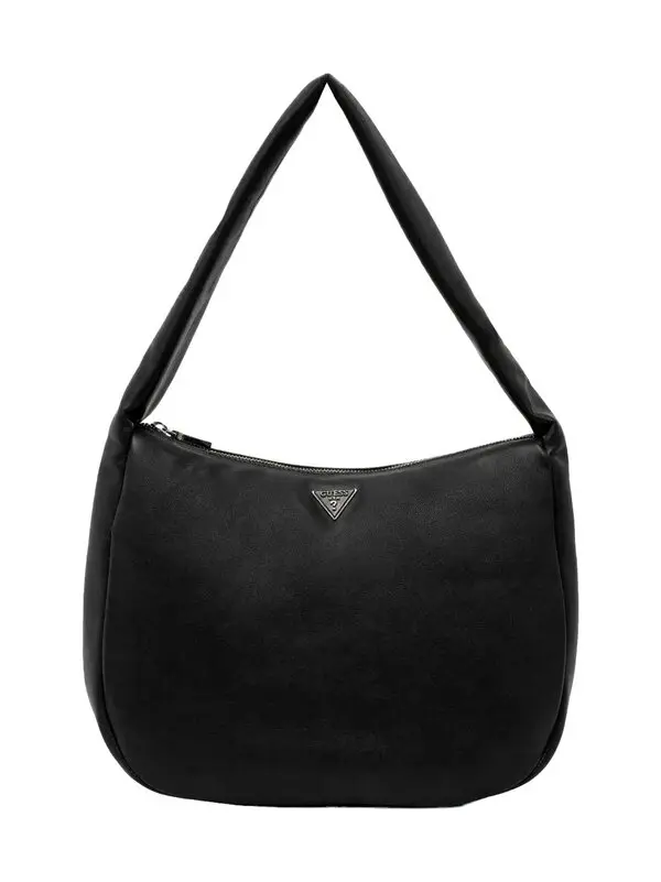 Guess Logo-plaque Tote Bag - Black