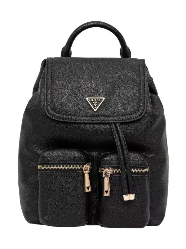 Guess Manhattan Zip-pocket Backpack - Black