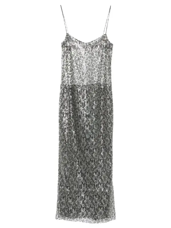 Christopher Esber Sequin-embellished Maxi Dress - Black