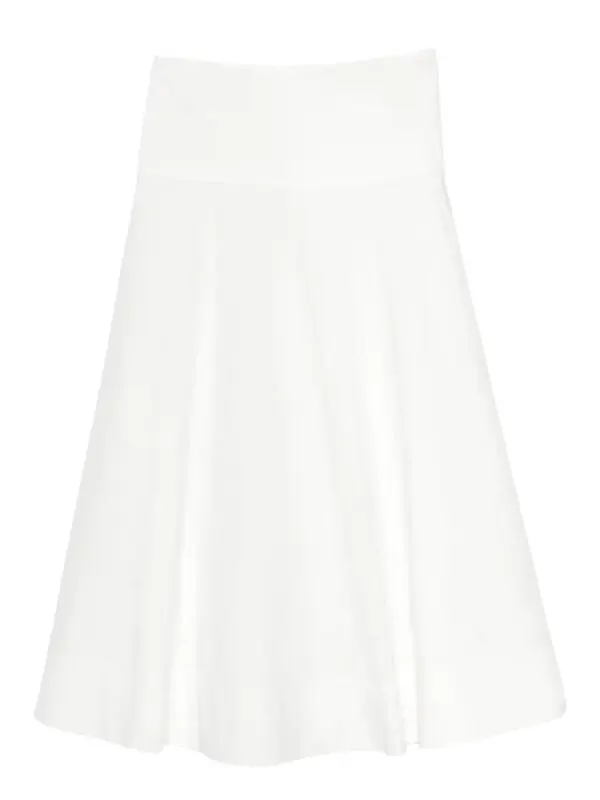ST. AGNI Panel Maxi Skirt - White