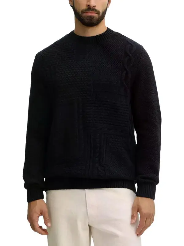 Barbour Casey Cable-knit Sweater - Blue