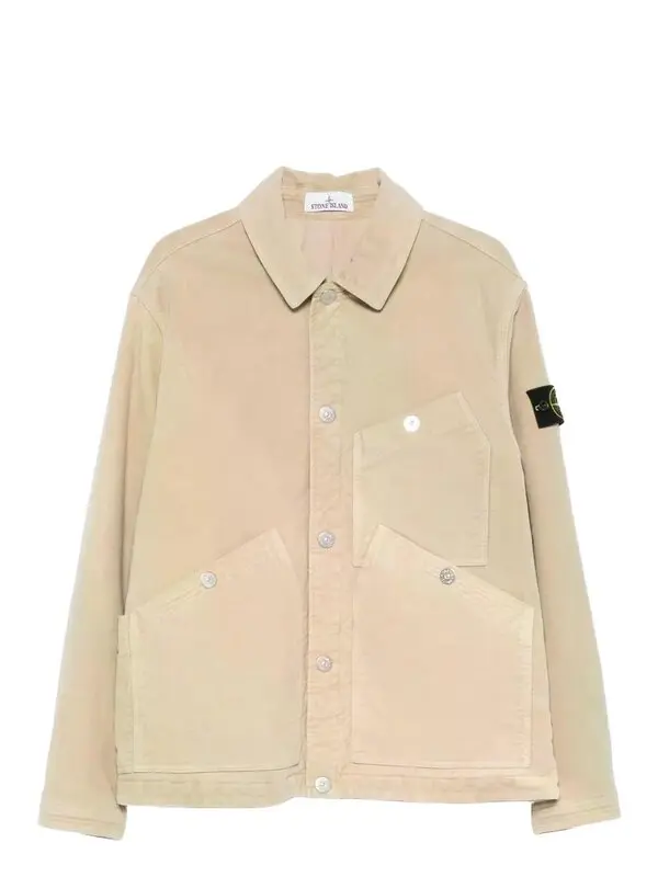 Stone Island Button Pocket Jacket - Neutrals