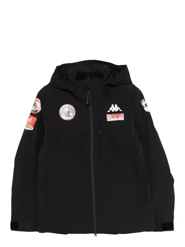Kappa Patch-appliqué Jacket - Black