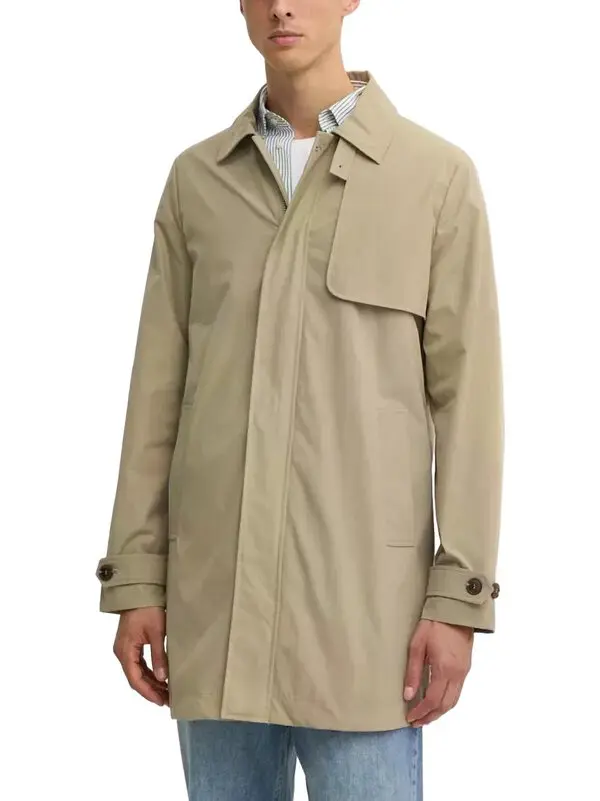 BENETTON Collared Coat - Neutrals