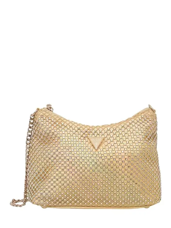 Guess Mini Logo-plaque Tote Bag - Gold