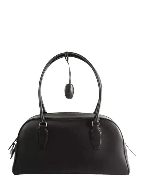 THE ROW India Bowling Shoulder Bag - Black