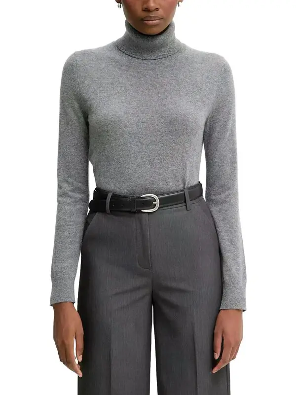 BENETTON Roll-neck Sweater - Grey