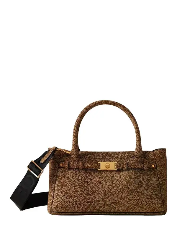 Borbonese Small Torinese Tote Bag - Brown