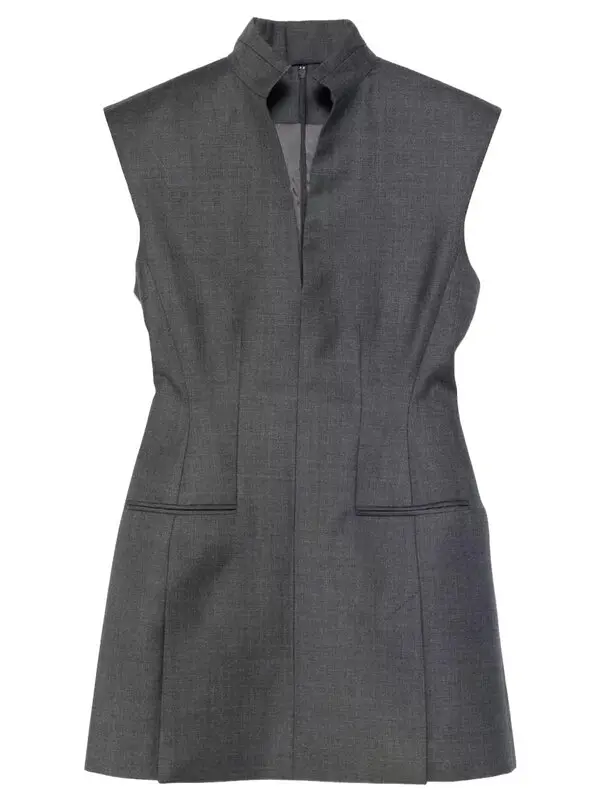 Givenchy Wool Mini Dress - Grey