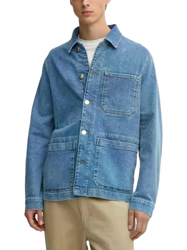 BENETTON Pocket-chest Jacket - Blue
