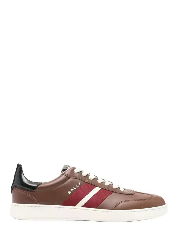Bally Stripe-detail Sneakers - Brown