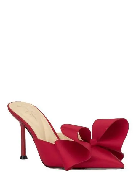 Jessica Simpson Valrin Pointed Toe Mule - Red Muse