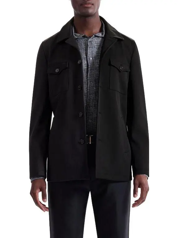 Bugatchi Water Repellent Field Jacket - Black