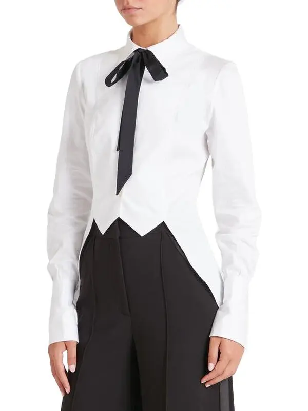 TEMPERLEY LONDON June Tail Shirt - White