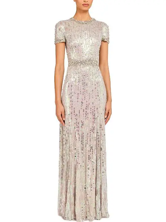 Jenny Packham Celeste Maxi Gown - Mist