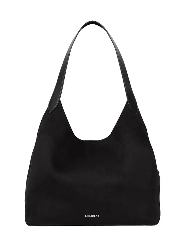 LAMBERT Katy Vegan Suede Tote Bag - Black
