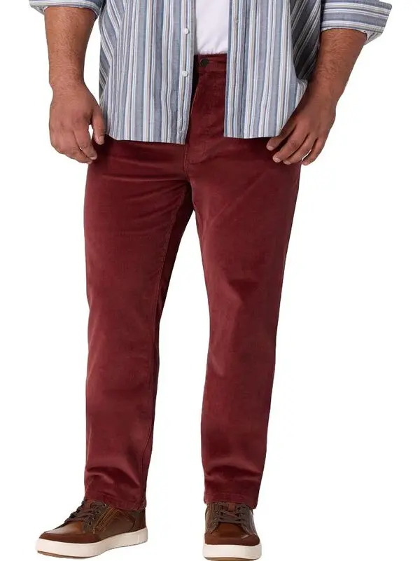 TRUE NATION BY DXL Big & Tall Comfort Corduroy Pants - Sable