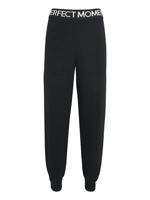Perfect Moment Wool-blend La Tour Sweatpants - Black