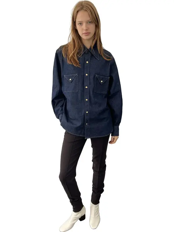 Celine Denim Shirt - Blue