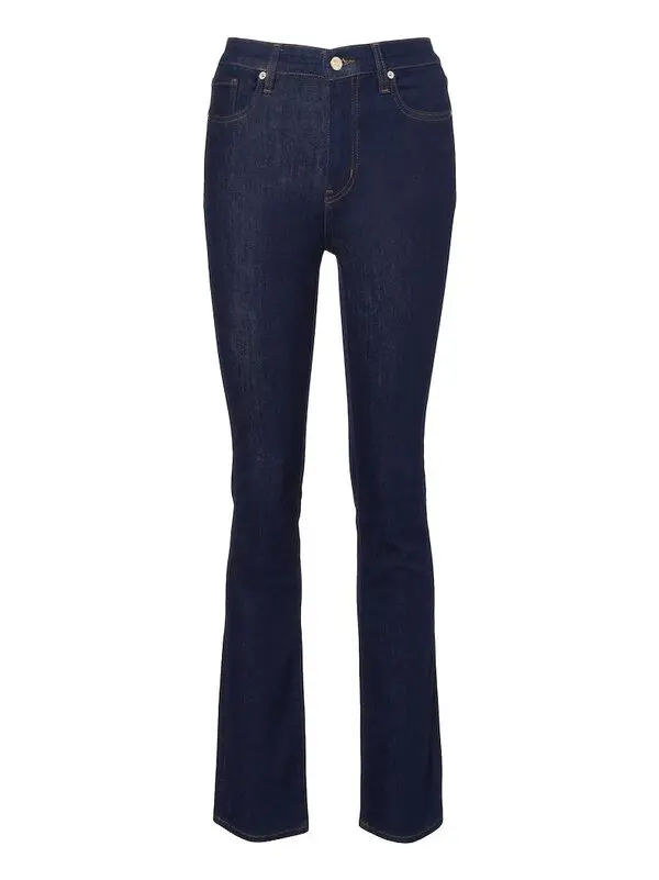 FRAME Pencil High-rise Slim Jeans - Blue