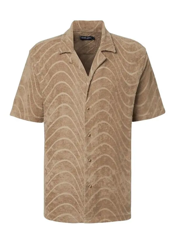 Frescobol Carioca Cotton-blend Bowling Shirt - Beige