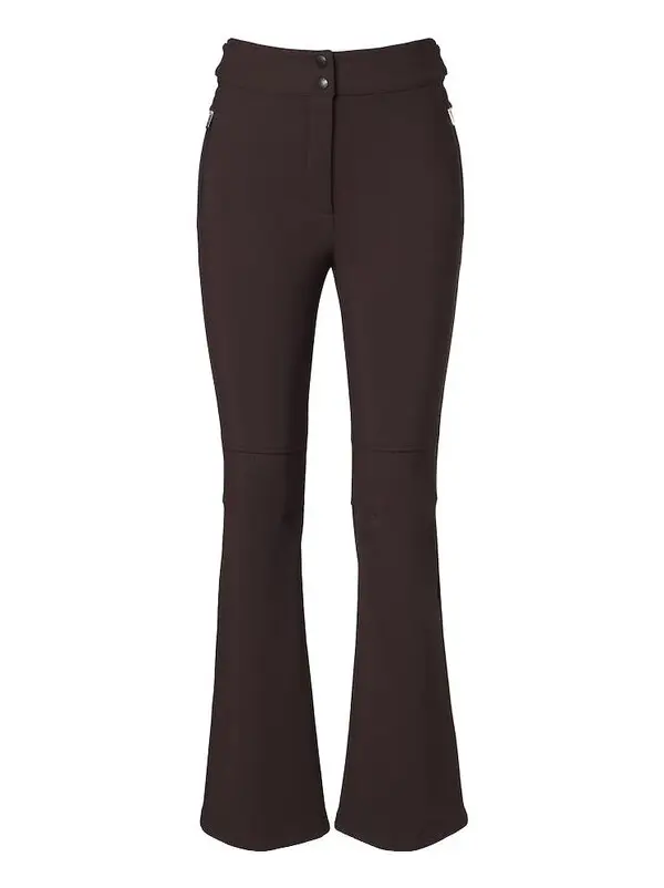 YVES SALOMON Flared Ski Pants - Brown