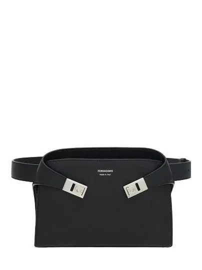 FERRAGAMO Hug Belt Bag - Black