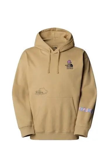 The North Face Mountain Cleanup Over Hoodie - Khaki Stone