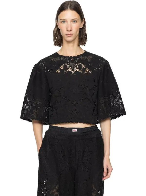 Sea Arianna Lace Top - Black